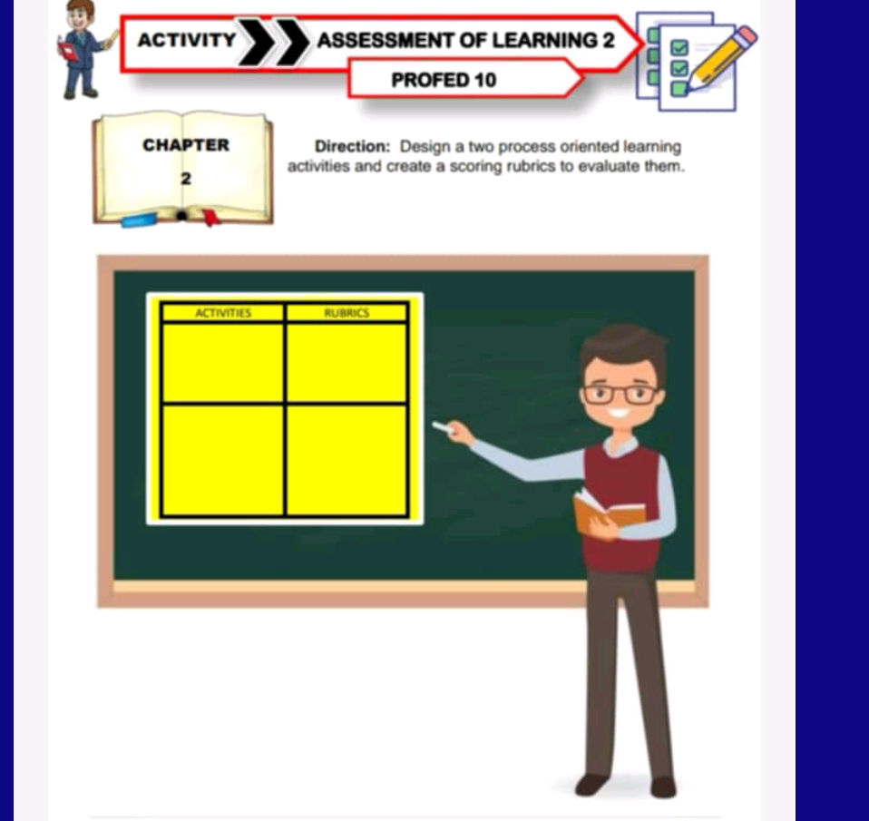 Direction: Design a two process oriented | StudyX