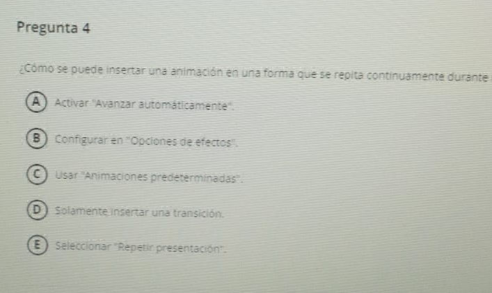 ¿Cómo se puede insertar una animación en una | StudyX