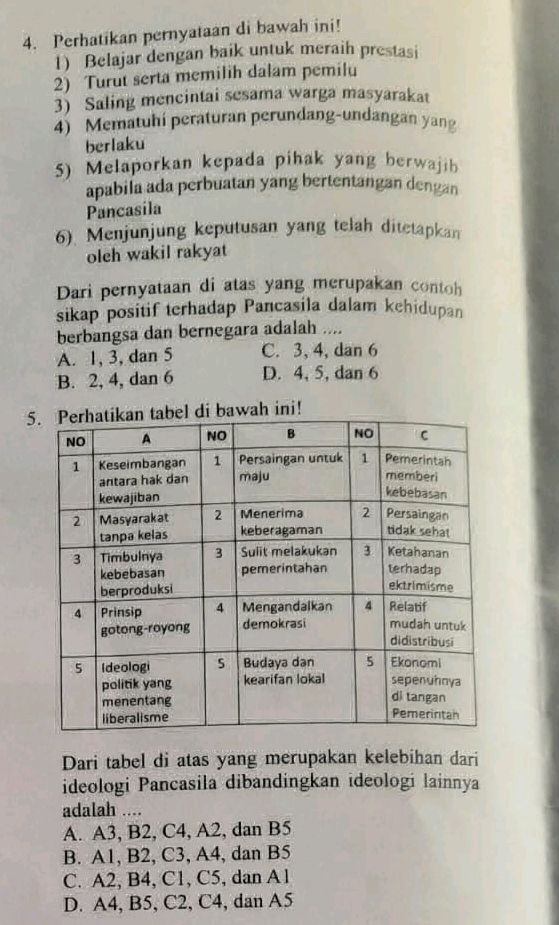 4. Perhatikan pernyataan di bawah ini! 1) | StudyX