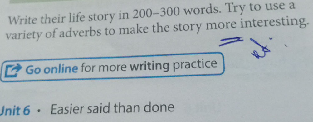 Write their life story in 200-300 words. Try | StudyX