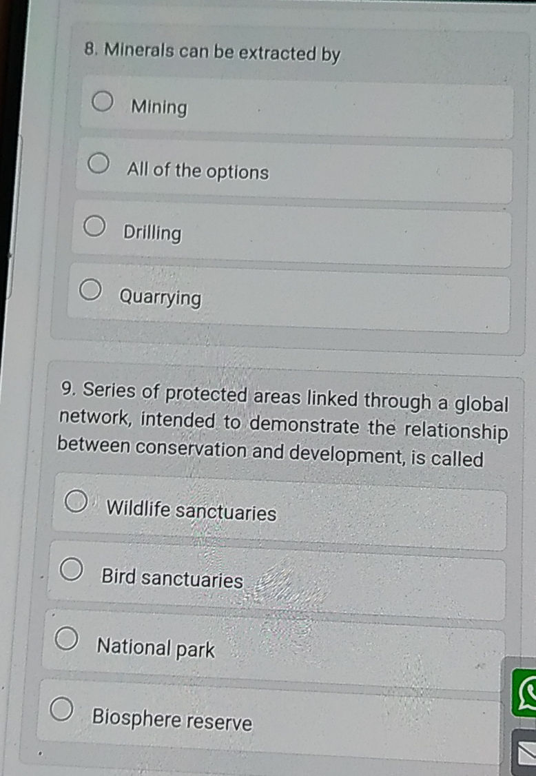 8. Minerals can be extracted by Mining All | StudyX