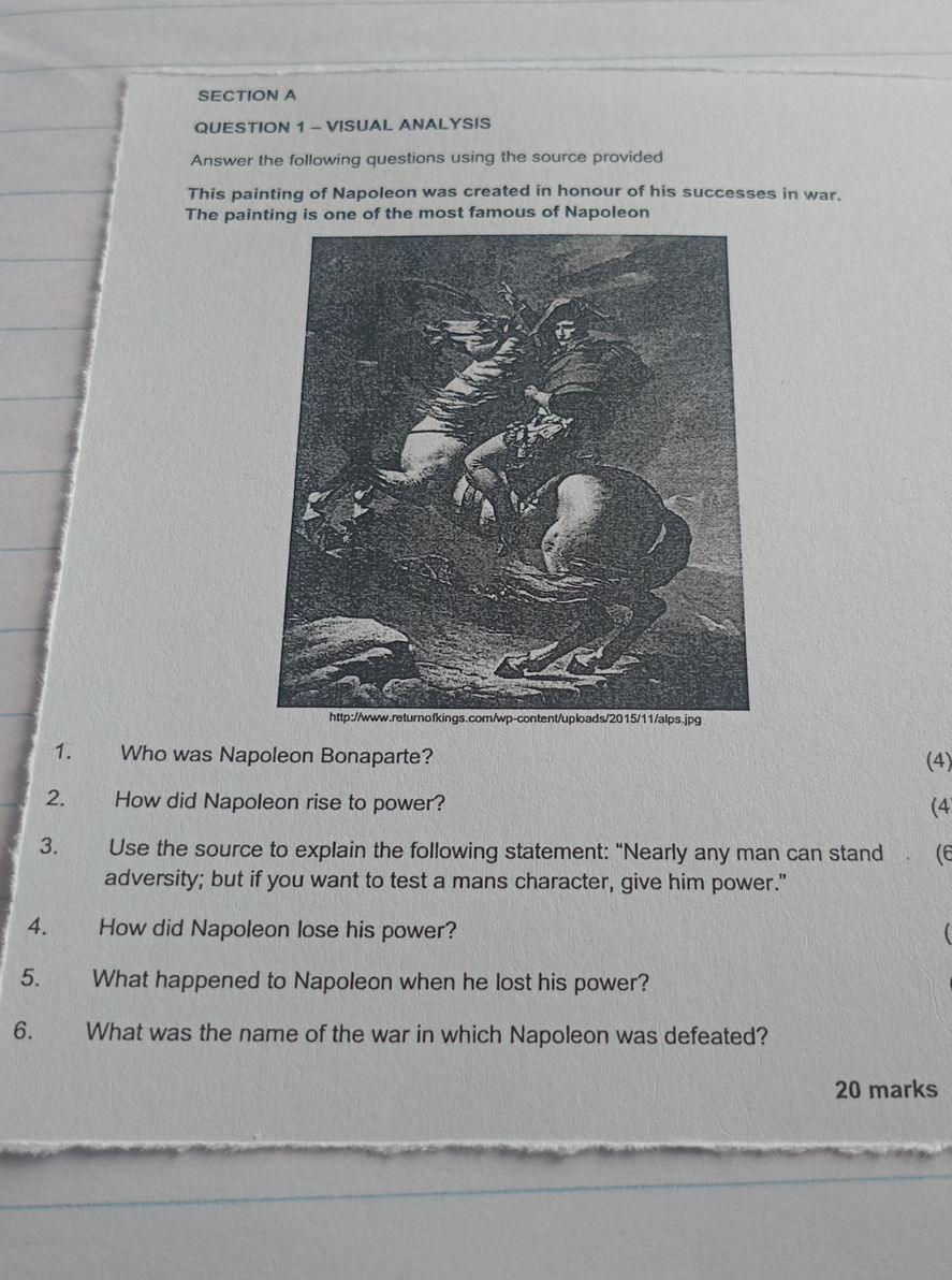 1. Who was Napoleon Bonaparte? 2. How did | StudyX