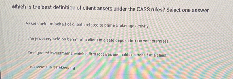 Which is the best definition of client | StudyX