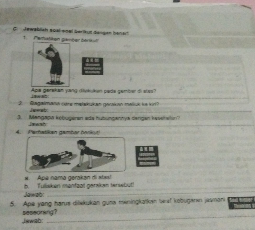 1. Perhatikan gambar berikut! Apa gerakan | StudyX