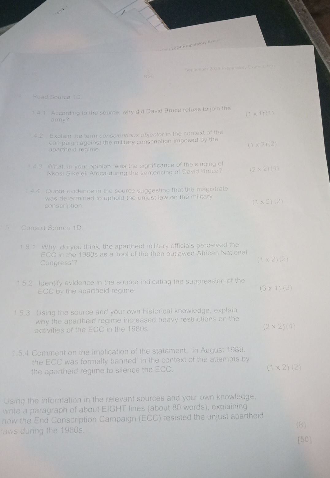 Read Source 1C. 1.4.1 According to the | StudyX