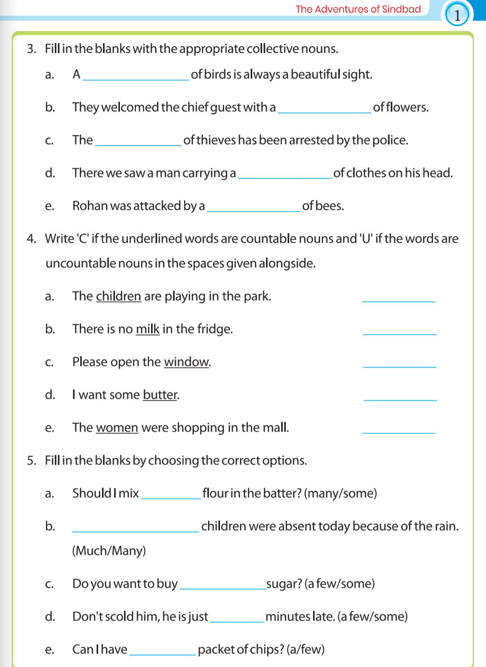 3. Fill in the blanks with the appropriate | StudyX