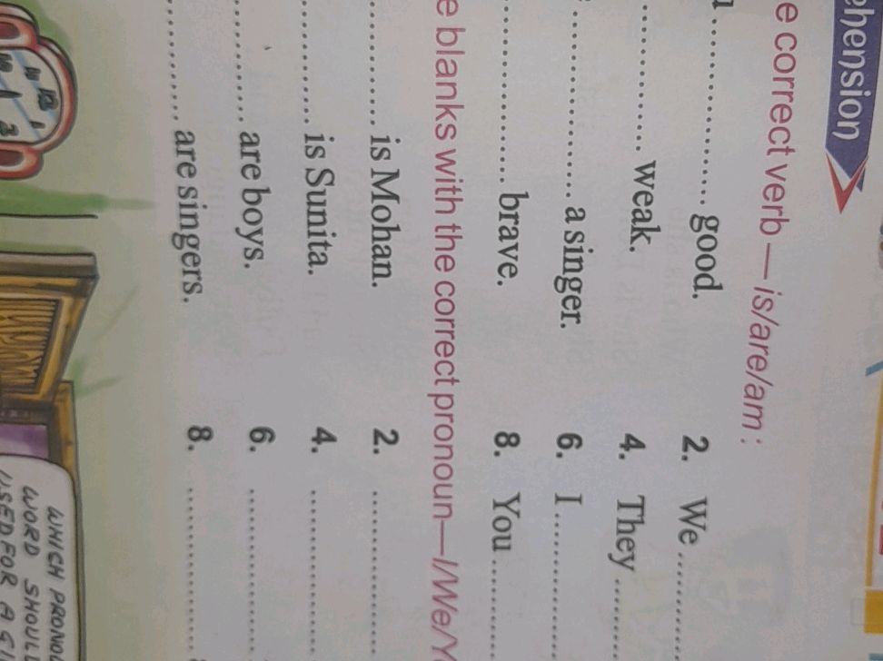 Fill in the blanks with the correct verb - | StudyX