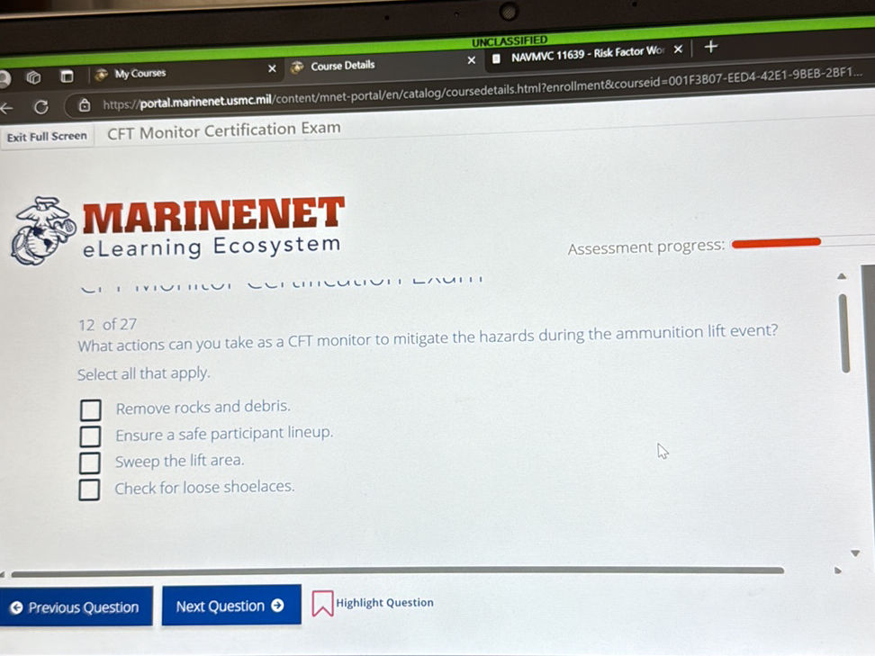 What actions can you take as a CFT monitor | StudyX