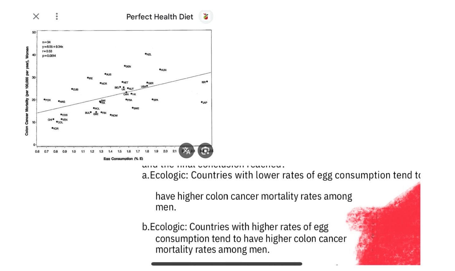 The image contains a scatter plot and two | StudyX