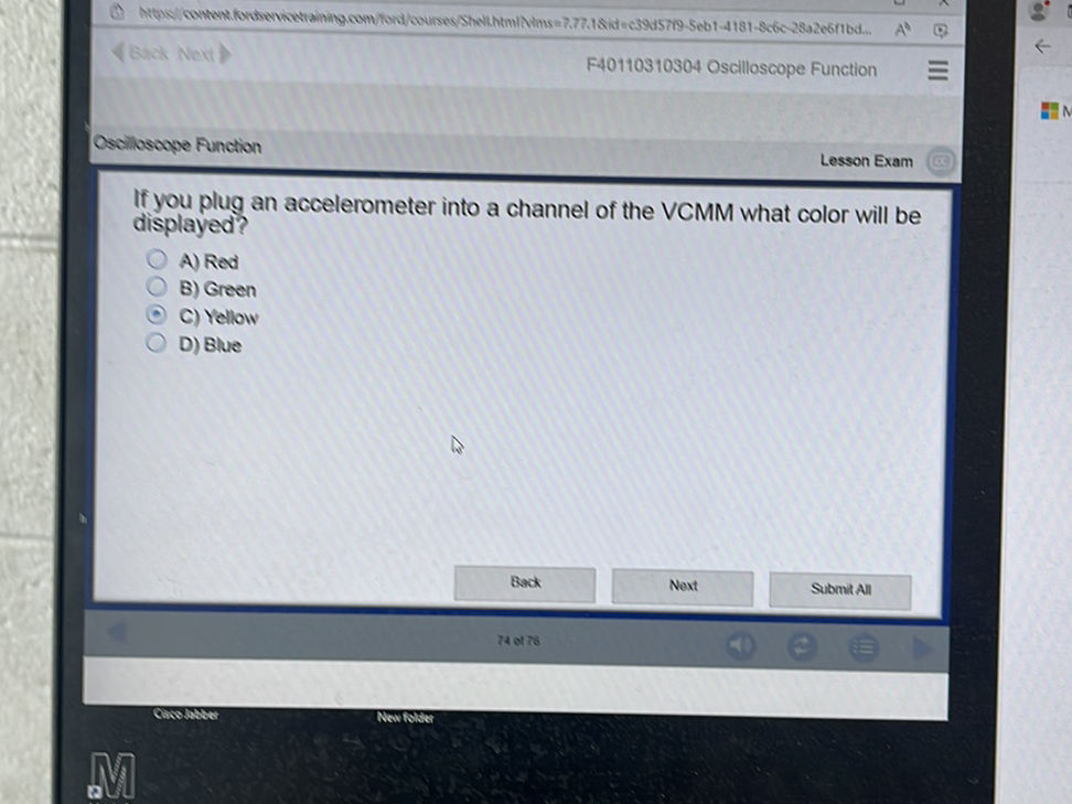 If you plug an accelerometer into a channel | StudyX