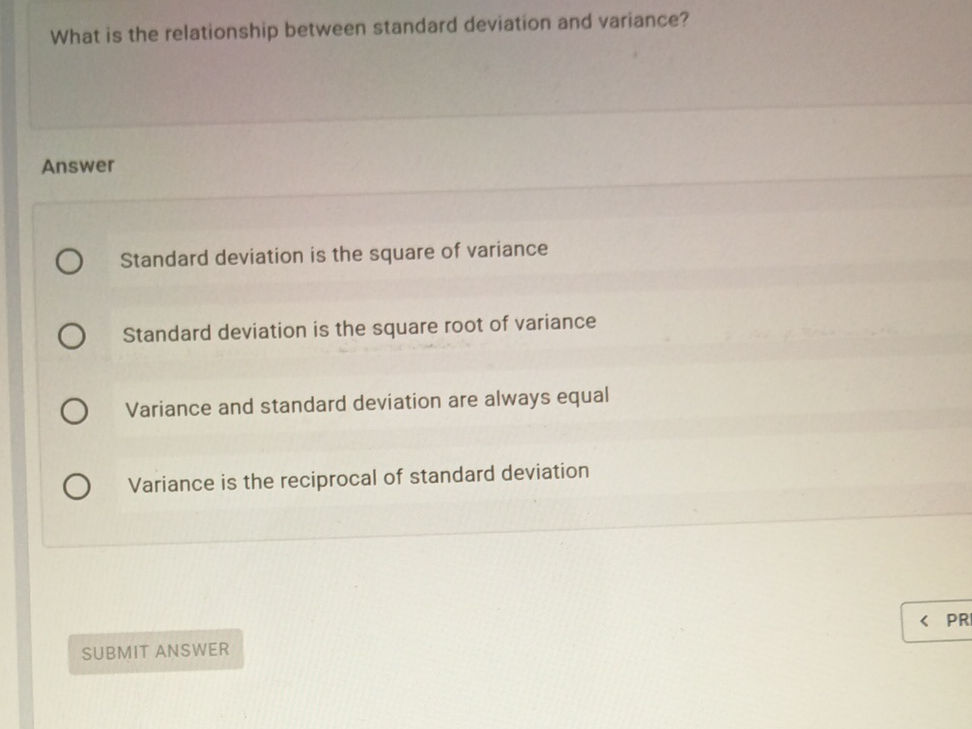 What is the relationship between standard | StudyX