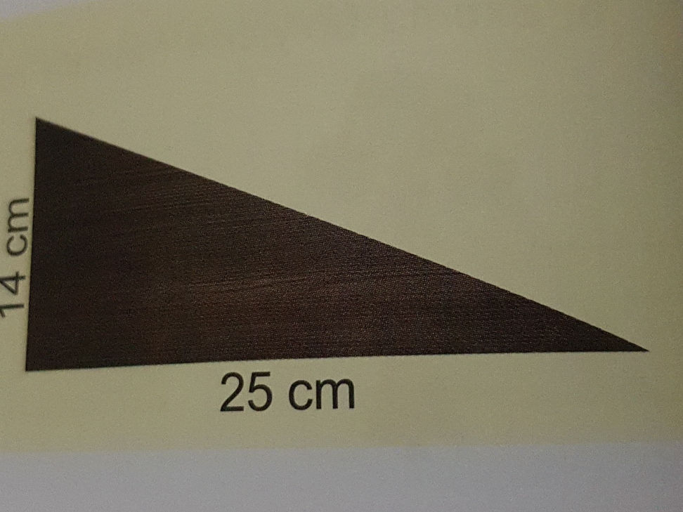 The image shows a triangle with a height of | StudyX
