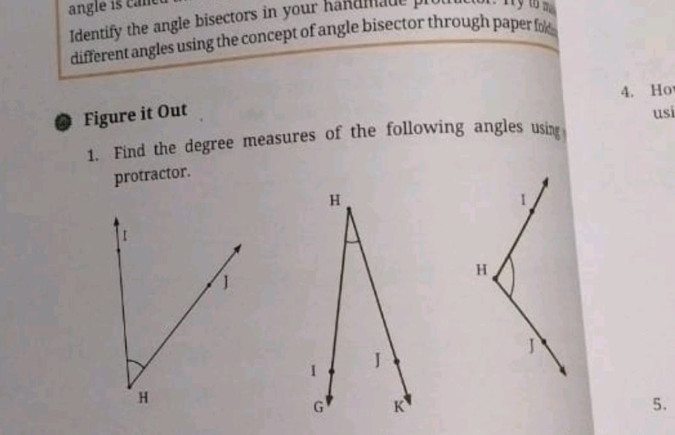 1. Find the degree measures of the following | StudyX