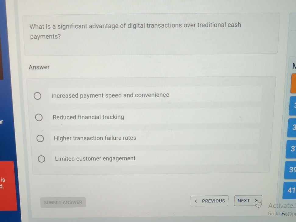 What is a significant advantage of digital | StudyX