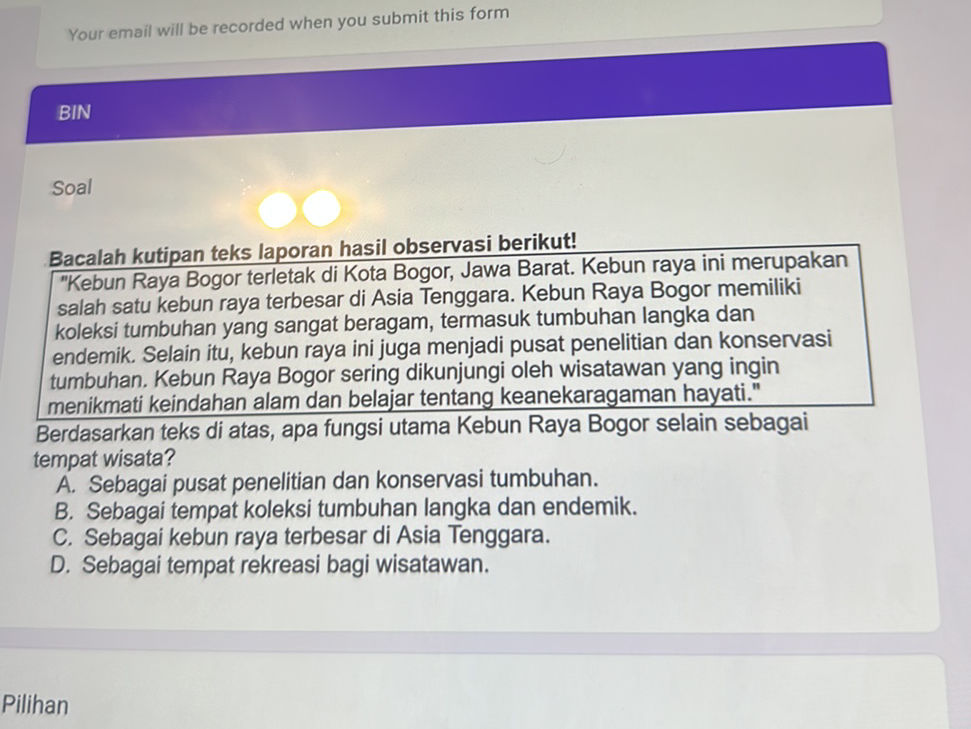 Bacalah kutipan teks laporan hasil observasi | StudyX Bacalah kutipan teks laporan hasil observasi | StudyX