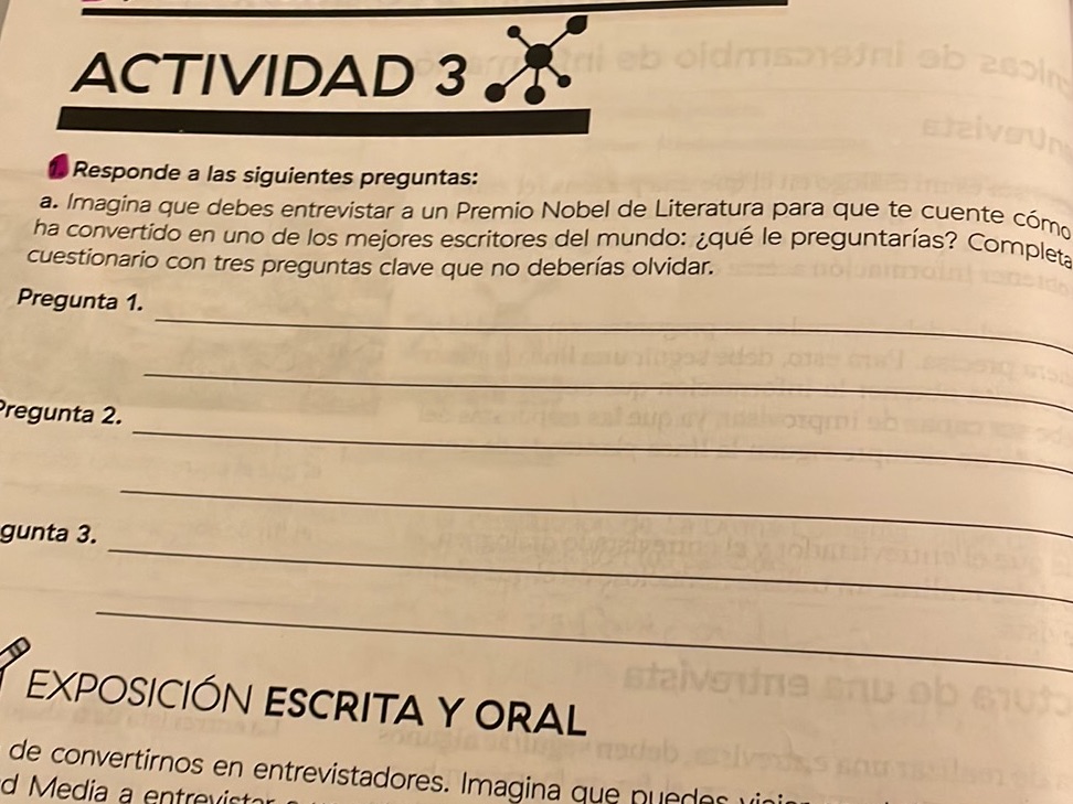 Responde a las siguientes preguntas: a. | StudyX