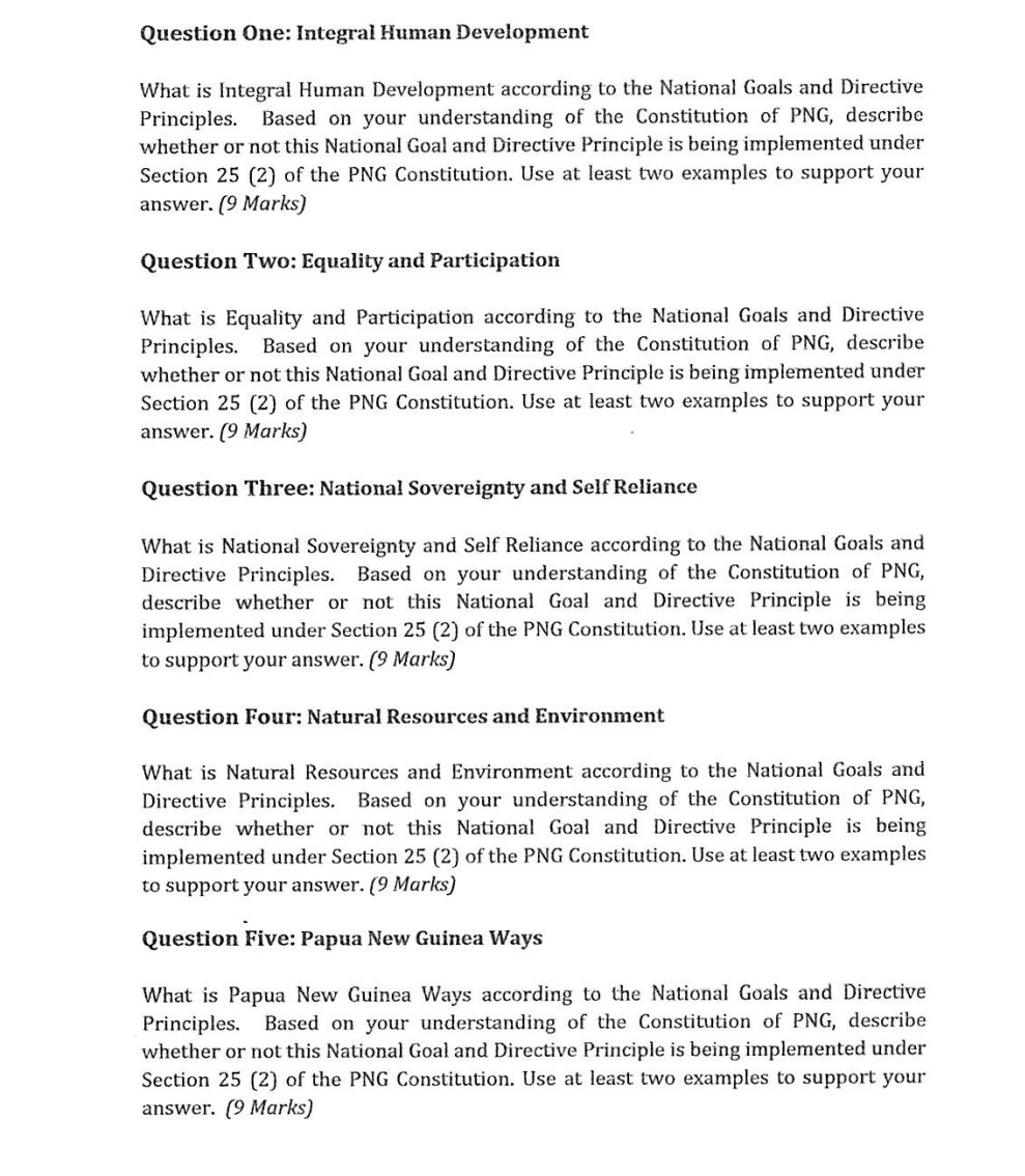 Question One: Integral Human Development | StudyX