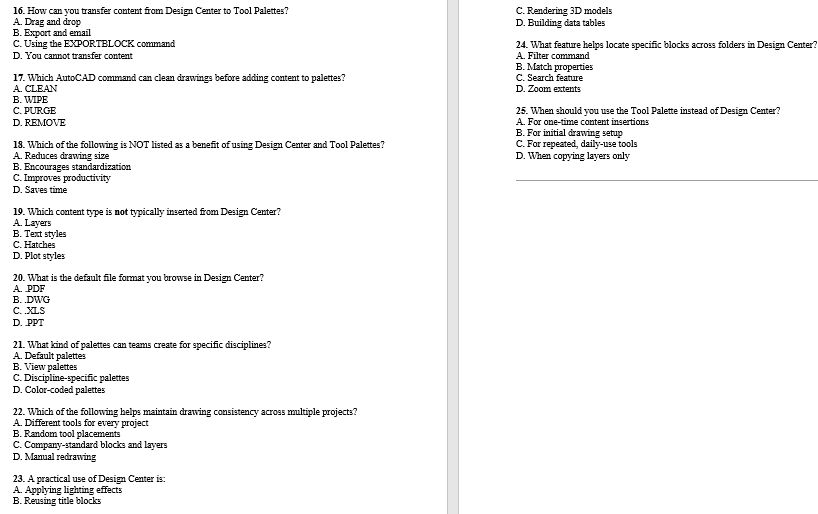 16. How can you transfer content from Design | StudyX