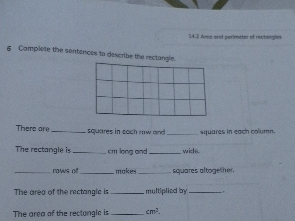 6 Complete the sentences to describe the | StudyX