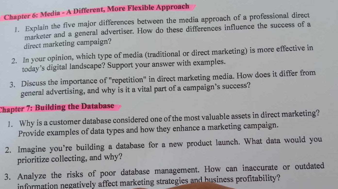 Chapter 6: Media - A Different, More | StudyX