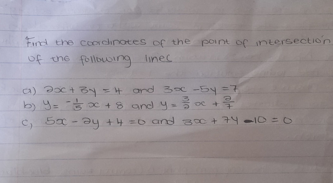 Find the coordinates of the point of | StudyX