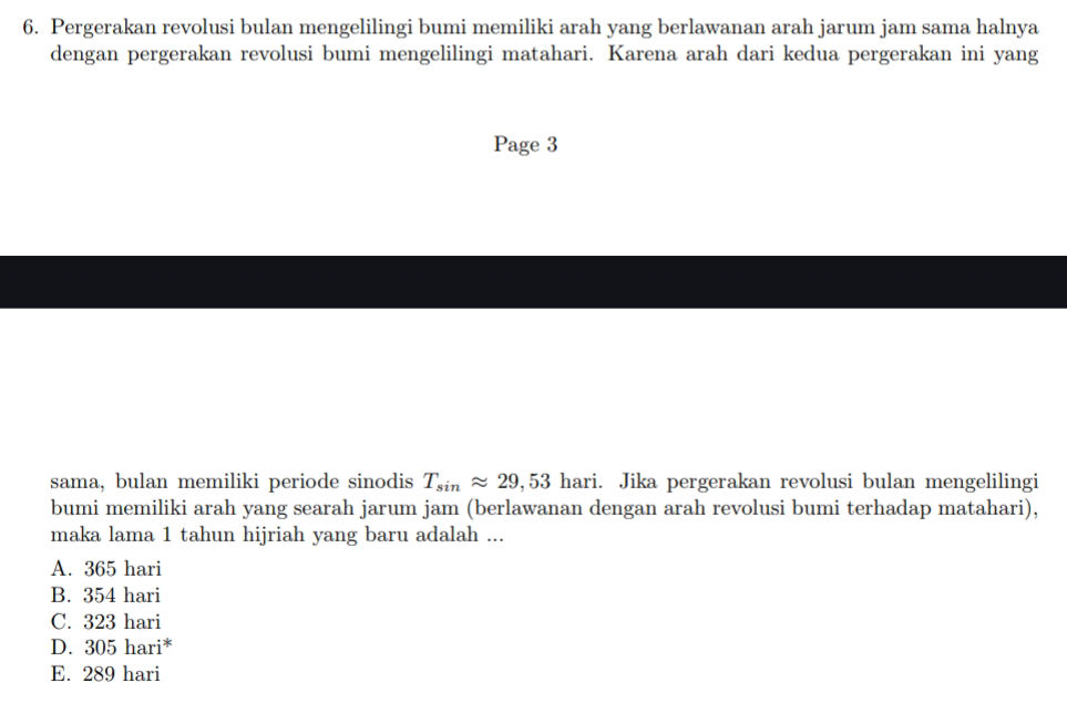 6. Pergerakan revolusi bulan mengelilingi | StudyX