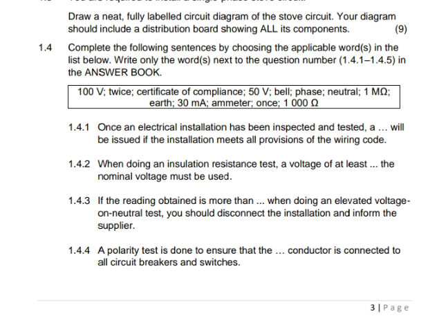 1. Draw a neat, fully labelled circuit | StudyX