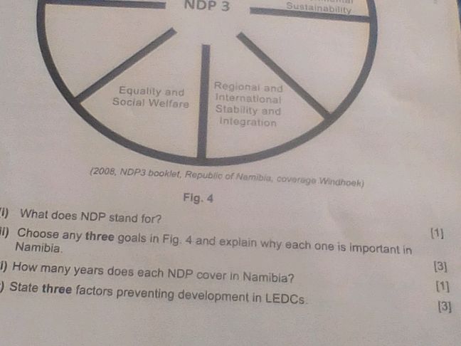 (i) What does NDP stand for? (ii) Choose | StudyX