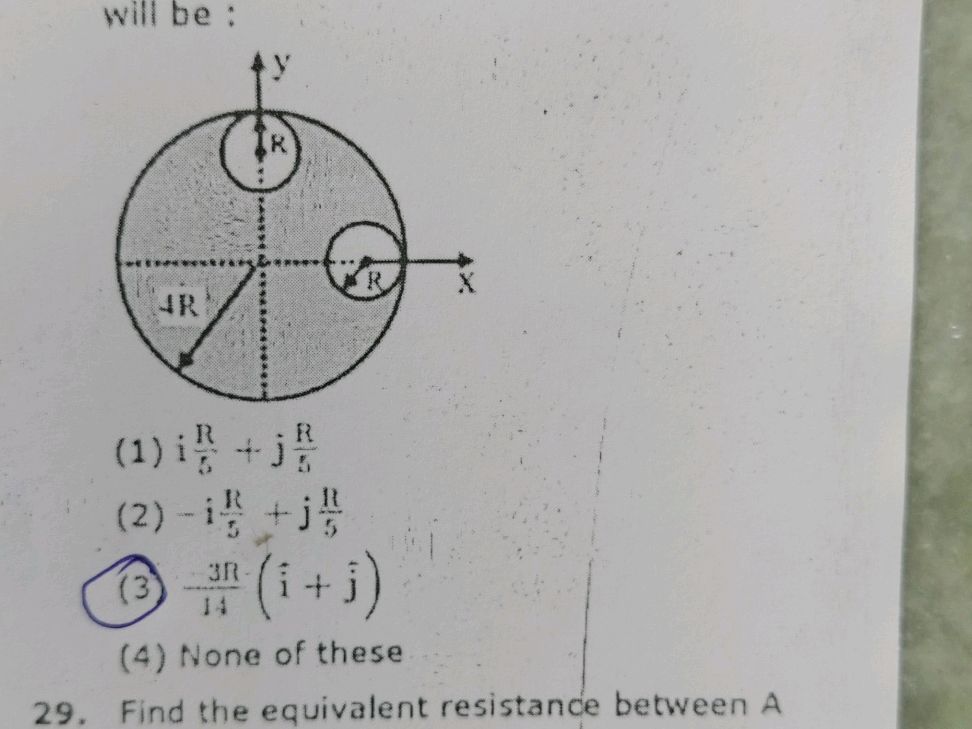 Find the equivalent resistance between A | StudyX