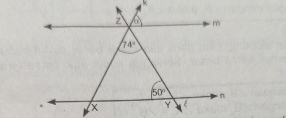 Find the value of angle \( \). In the | StudyX
