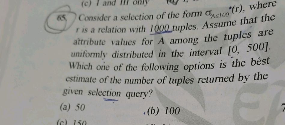 Consider a selection of the form $ _{A | StudyX