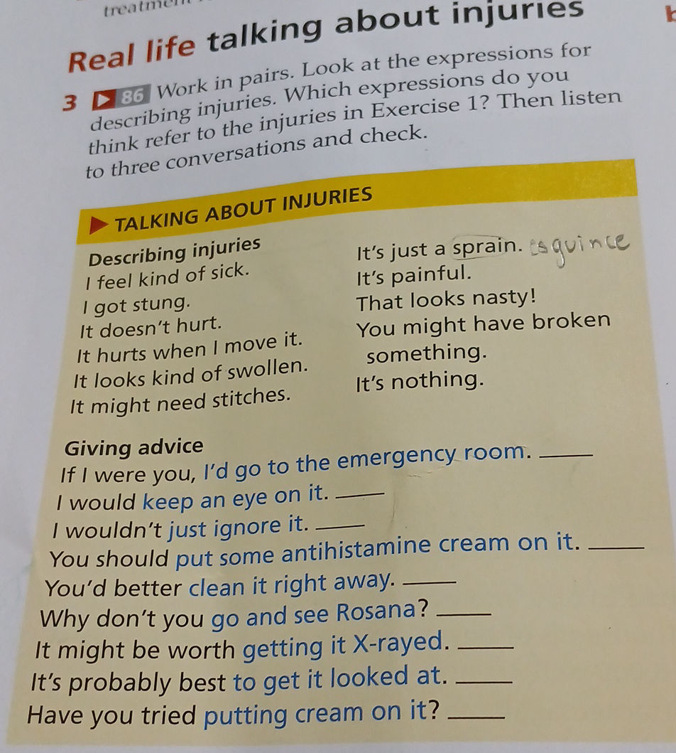 Work in pairs. Look at the expressions for | StudyX