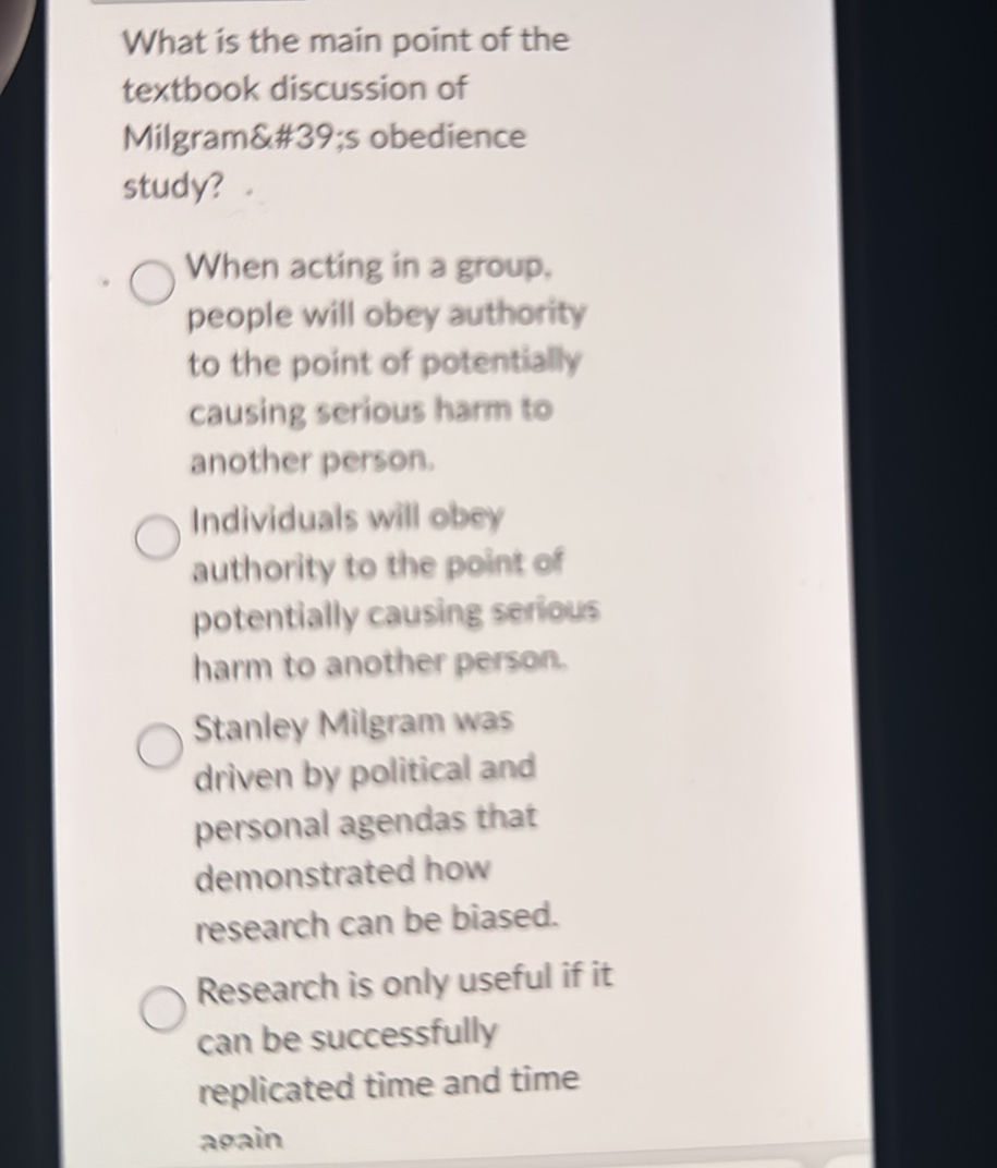 What is the main point of the textbook | StudyX