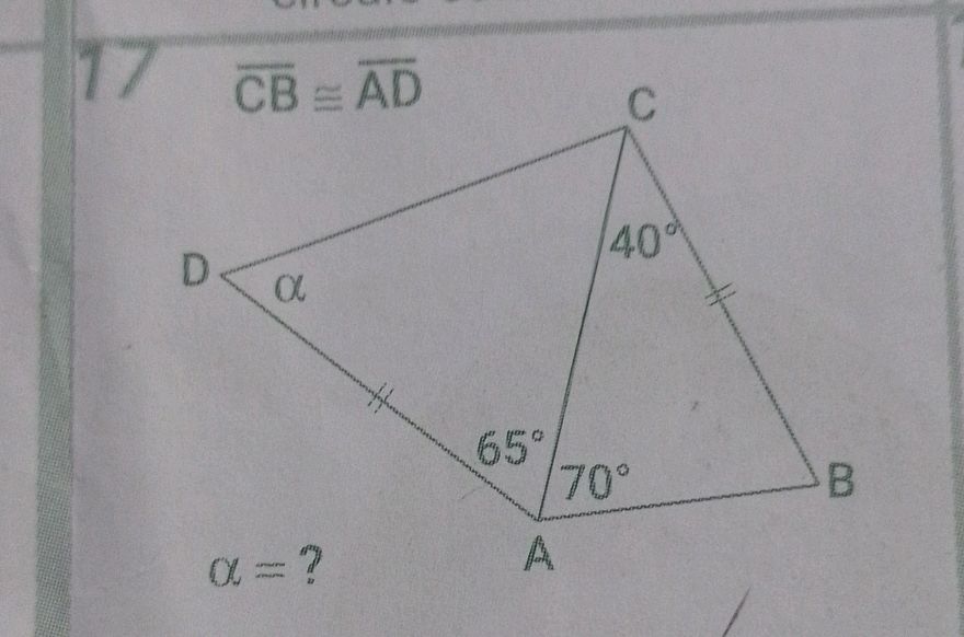 Given that $ {CB} {AD}$, find $ $. | StudyX