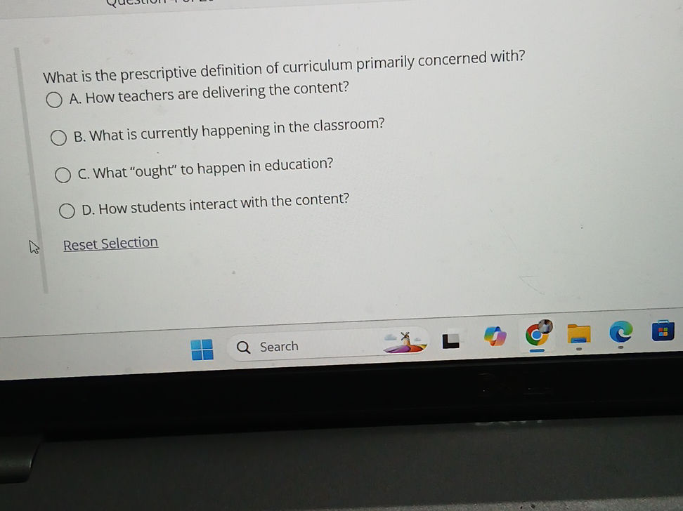 What is the prescriptive definition of | StudyX