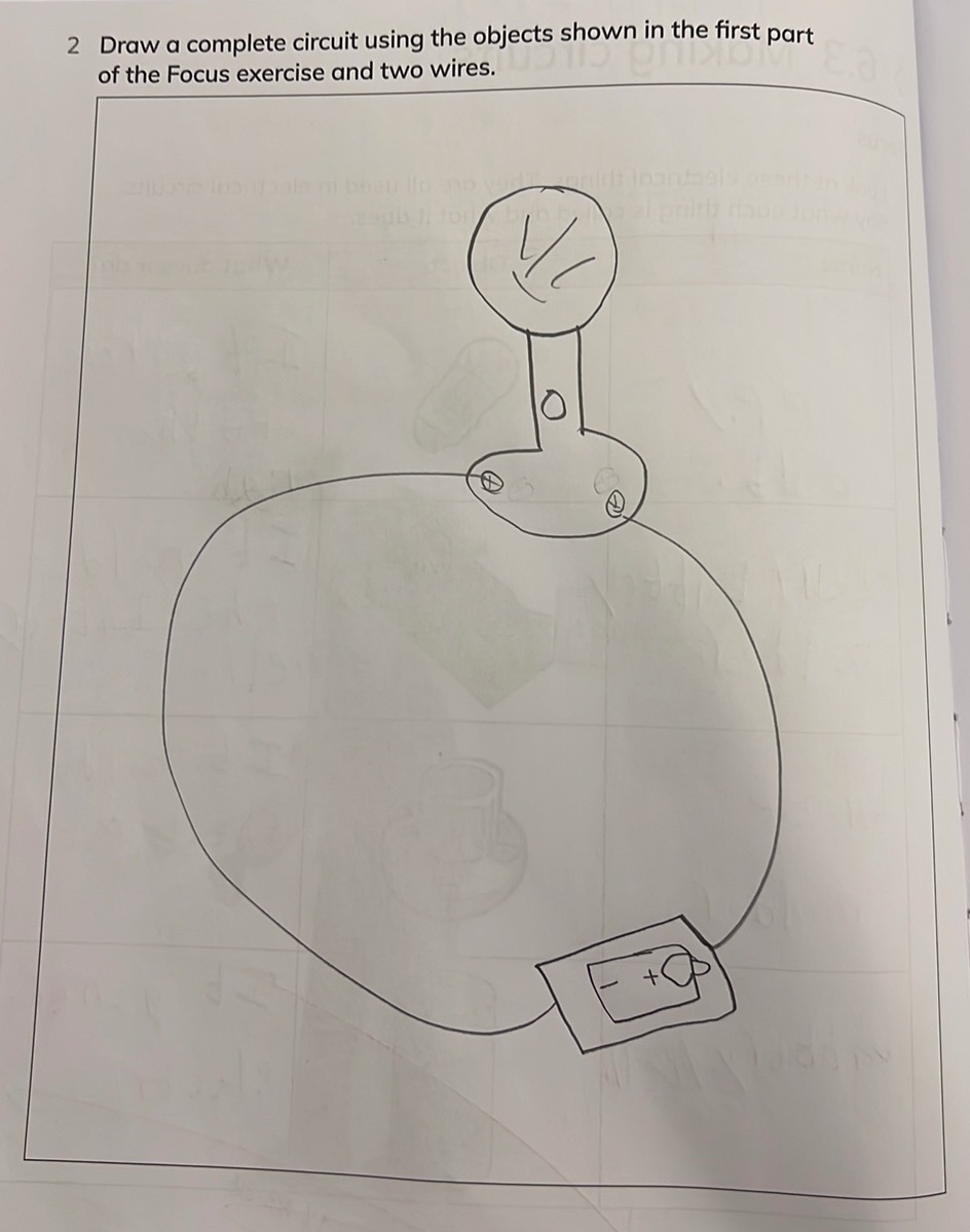 Draw a complete circuit using the objects | StudyX