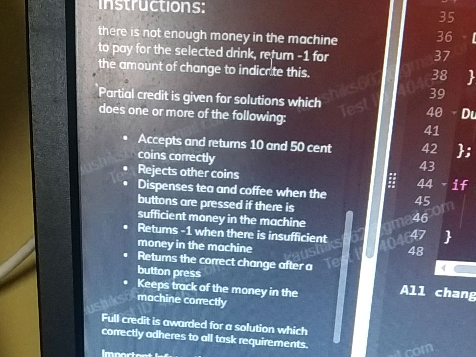 Instructions: there is not enough money in | StudyX