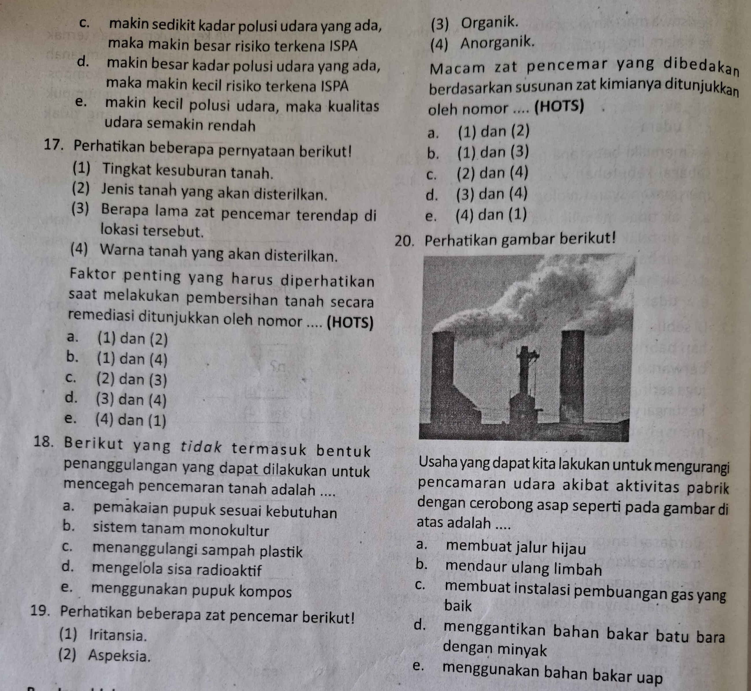 17. Perhatikan beberapa pernyataan berikut! | StudyX