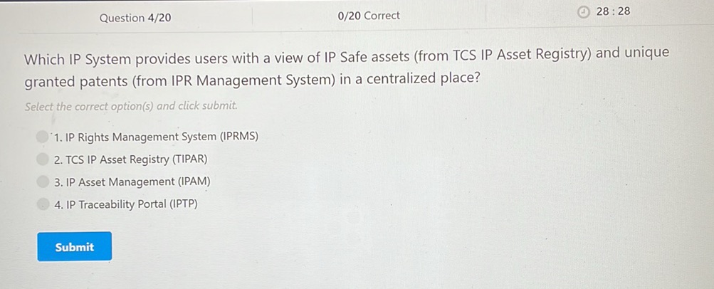 Which IP System provides users with a view | StudyX