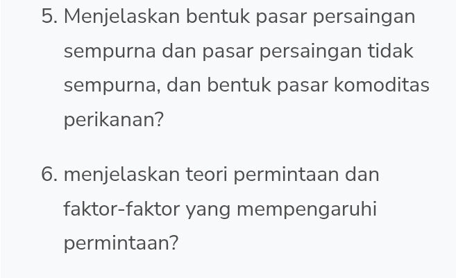 5. Menjelaskan bentuk pasar persaingan | StudyX