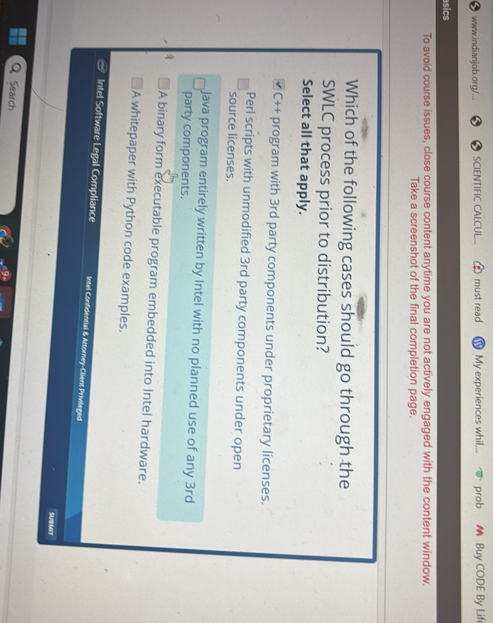 Which of the following cases should go | StudyX