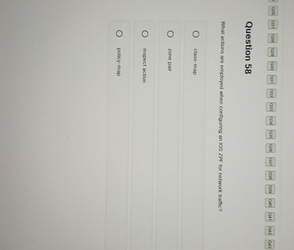 What actions are employed when configuring | StudyX