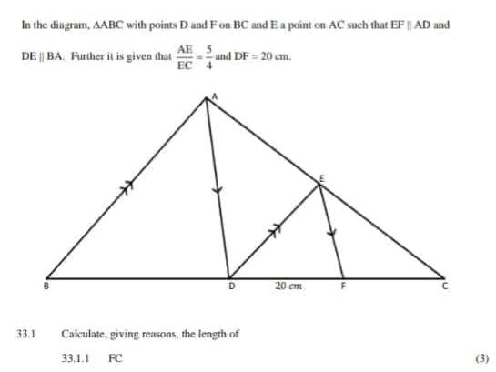 In the diagram, $ ABC$ with points $D$ and | StudyX