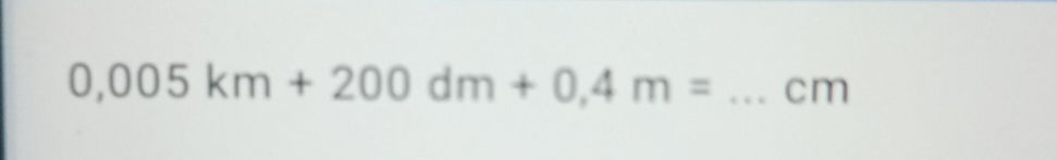 Convert km, dm, and m to cm | StudyX