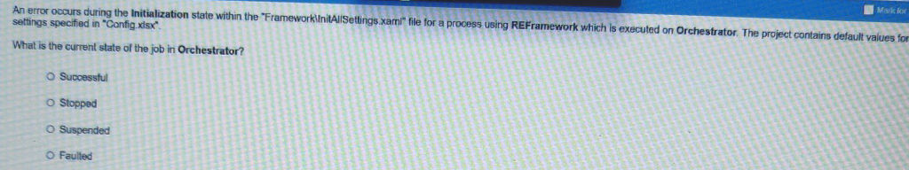 An error occurs during the Initialization | StudyX