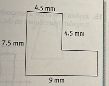 The image shows an L-shaped figure with the | StudyX