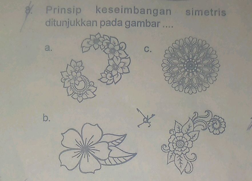 8. Prinsip keseimbangan simetris ditunjukkan | StudyX