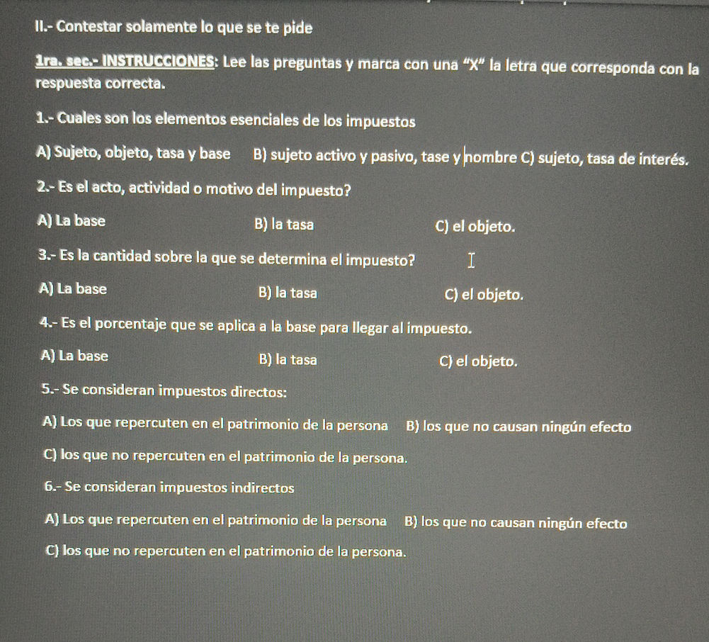 1.- Cuales son los elementos esenciales de | StudyX