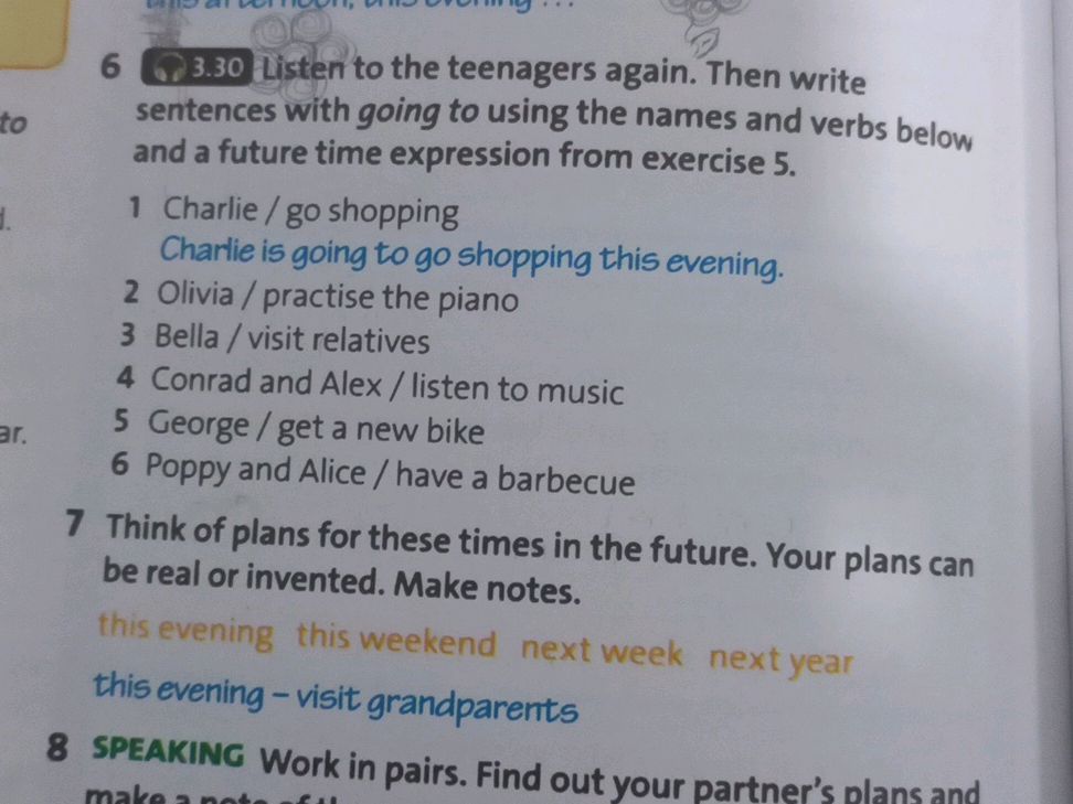 6 3.30 Listen to the teenagers again. Then | StudyX