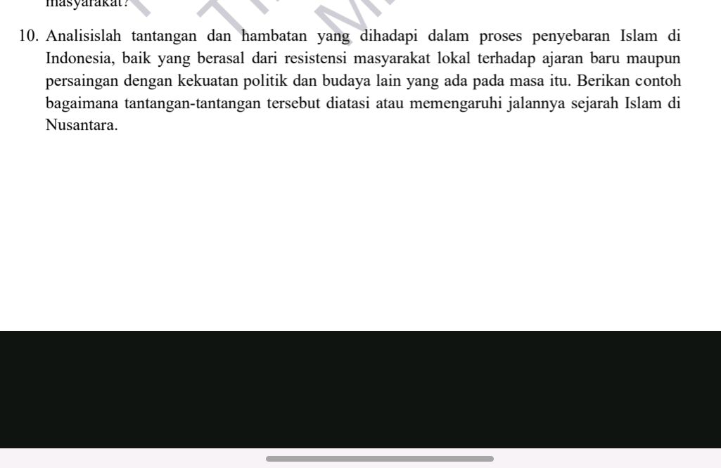 10. Analisislah tantangan dan hambatan yang | StudyX